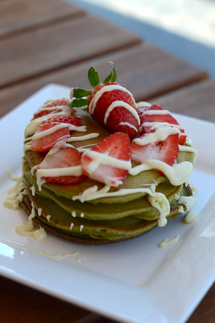Receita: Matcha Pancake - Amika Coffeehouse - Cafeteria em Fortaleza